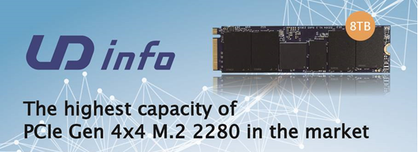 Анонс новой серии накопителей PCIe Gen 4x4 от UD Info